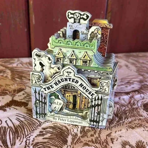 Vintage | Other | Vtg 994 The Haunted House By Peter Lippman Mini House ...